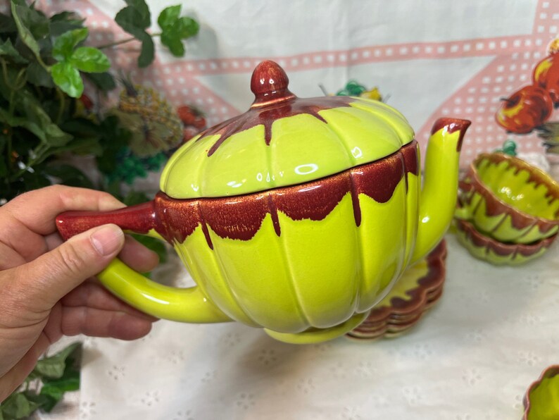 Unique Retro Vintage 1950s Tea Set Allens of California MCM - Etsy