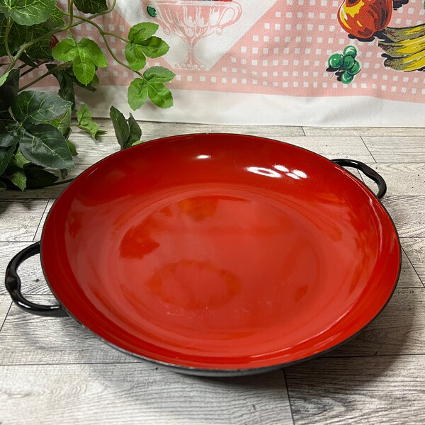 Vintage Enamel Pan - Etsy