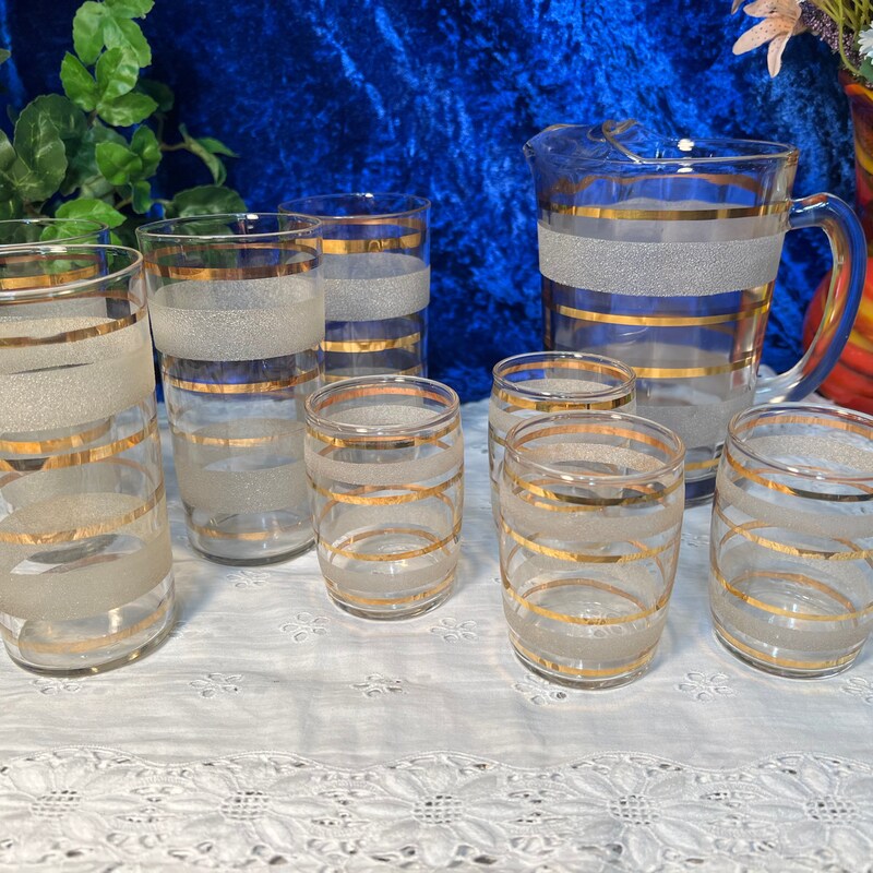 Striped Glasses - Etsy