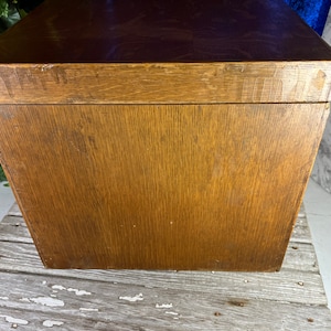 Vintage Wood Watchmaker Cabinet, Tool Chest, Machinist, Flat File, 6 ...