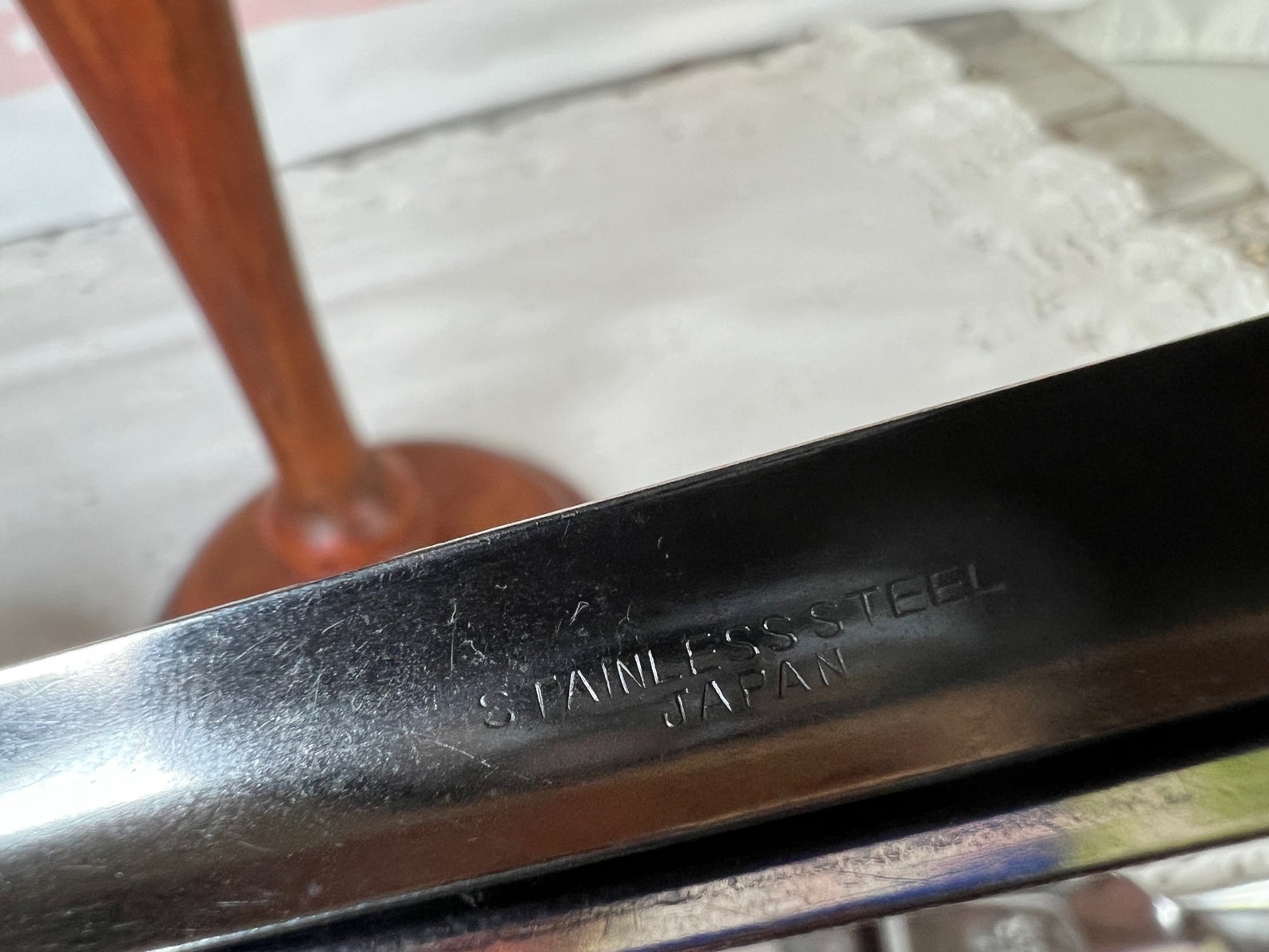 Vintage Foley Measuring Cups on Wood Stand, Stainless Steel, Shovel ...