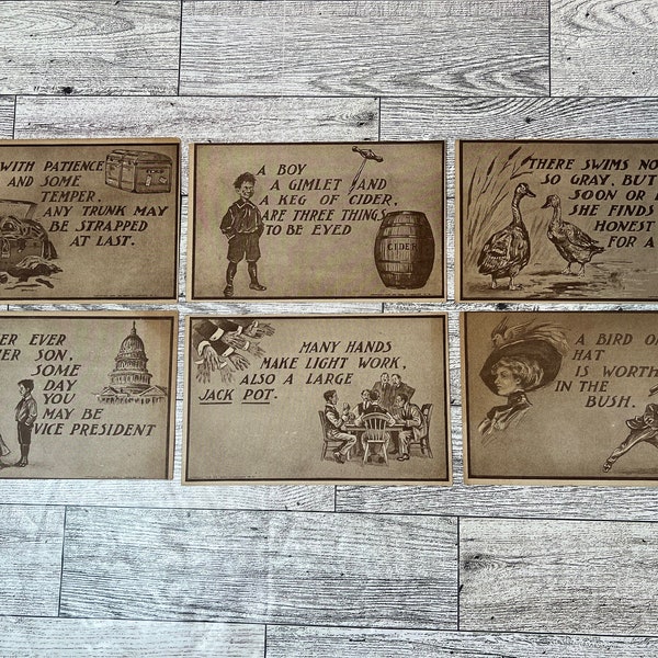 Sepia Postcards - Etsy