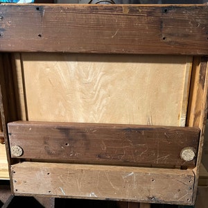 Vintage Wood Watchmaker Cabinet, Tool Chest, Machinist, Flat File, 6 ...