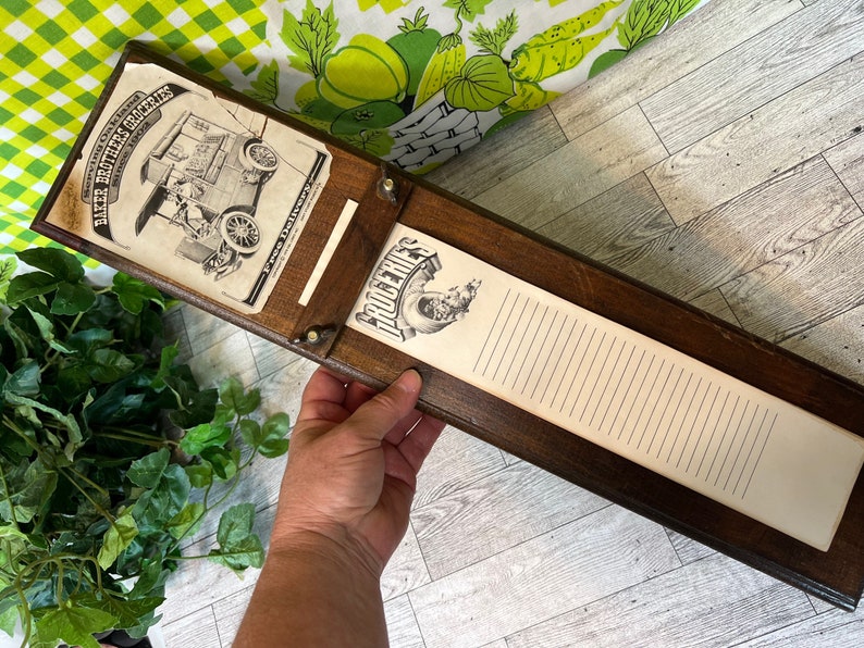 Vintage Kitchen Grocery List Wood Wall Hanging Notepad - Etsy