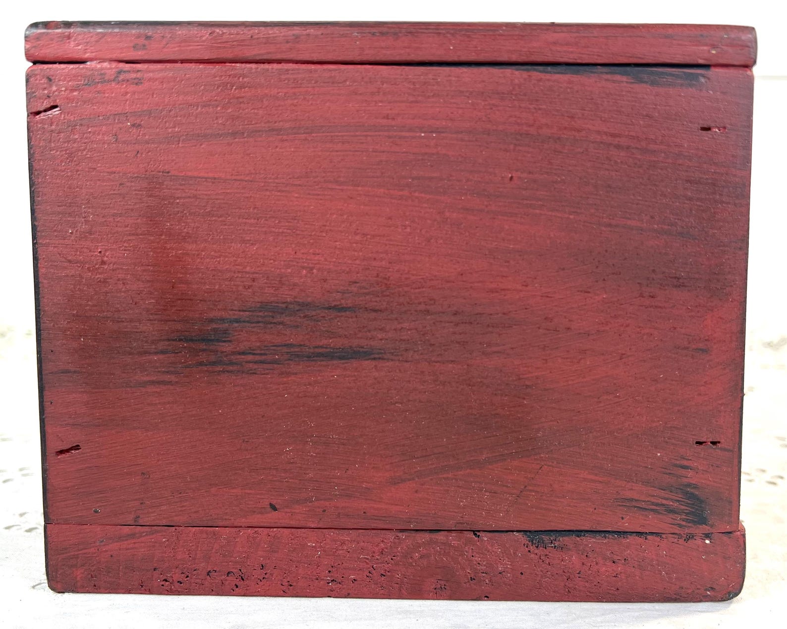 Vintage Red Wall Pocket Box: Rustic Farmhouse Kitchen Decor - Etsy