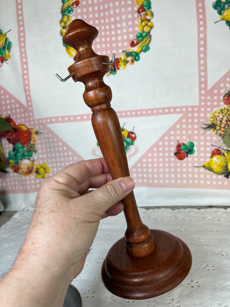 Vintage Foley Measuring Cups on Wood Stand, Stainless Steel, Shovel ...