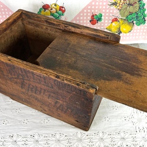 Antique Late 1800s Box Made From Antique Ball Mason Fruit Jar Wood ...