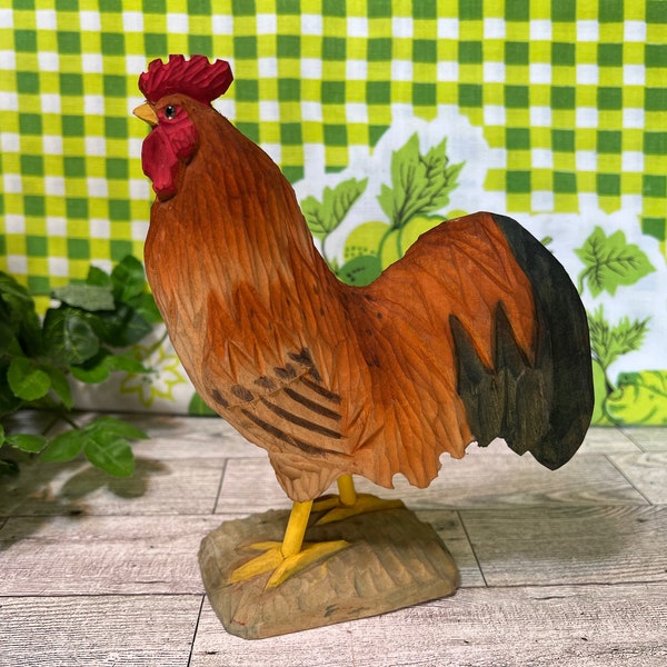 Rooster Statue - Etsy