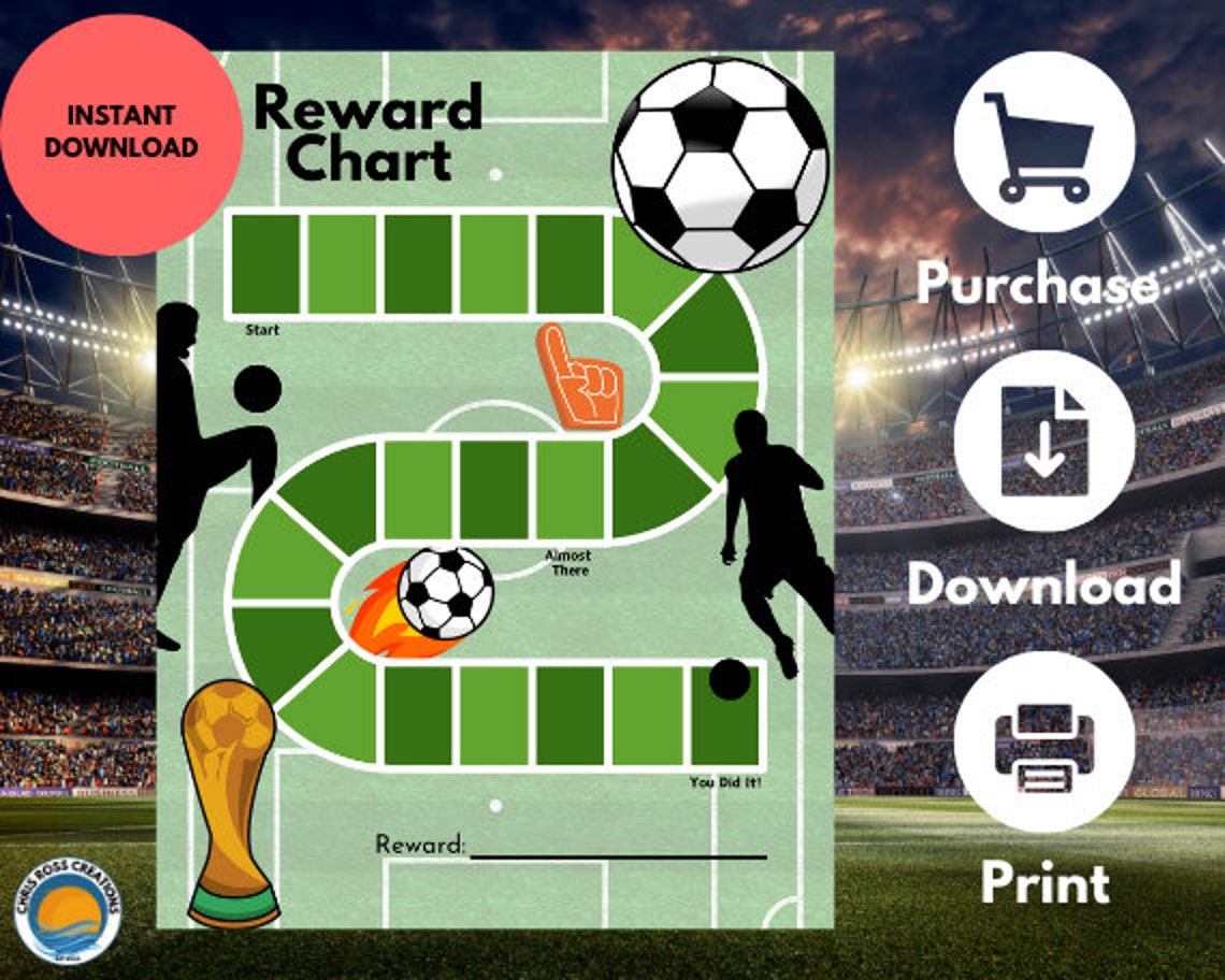 Kids Reward Chart Printable Behavior Chart Daily Chore Chart Kids ...