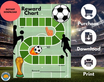 Kids Reward Chart Printable Behavior Chart Daily Chore Chart Kids ...