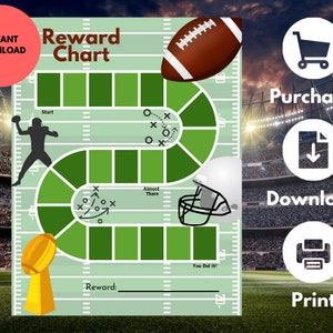 Kids Reward Chart | Printable Behavior Chart | Daily Chore Chart | Kids ...