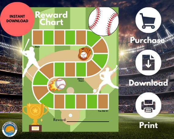 Kids Reward Chart | Printable Behavior Chart | Daily Chore Chart | Kids ...