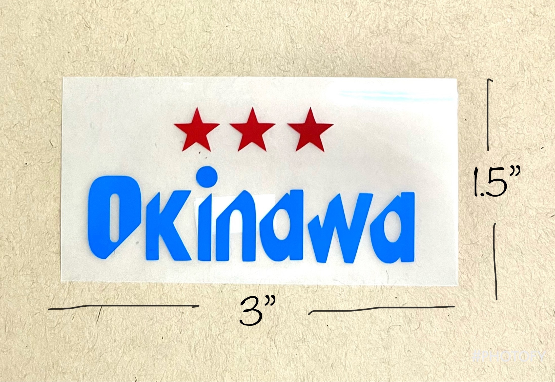 Okinawa Orion Star Decal Sticker - Etsy