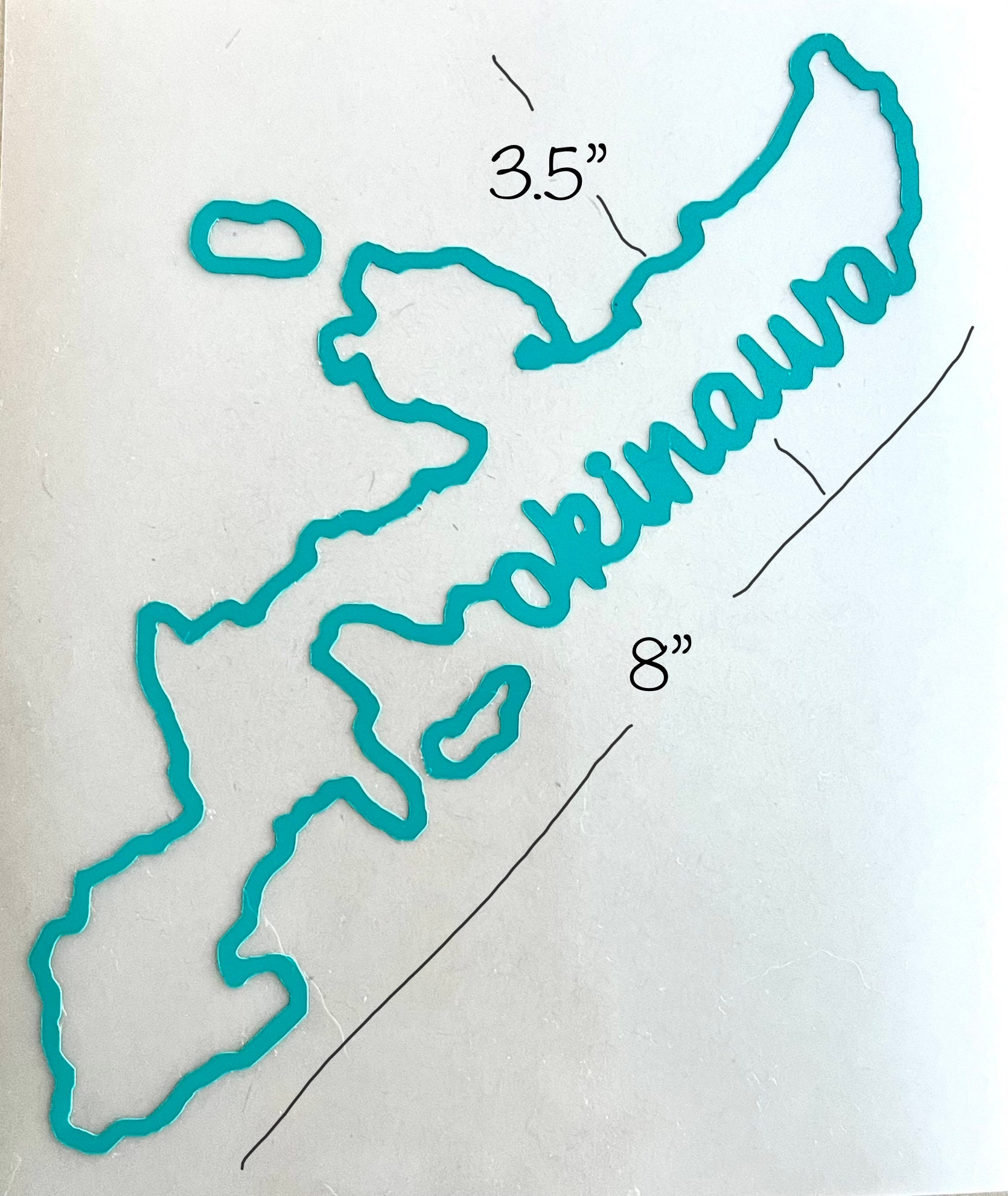 Okinawa Map Decal Sticker - Etsy