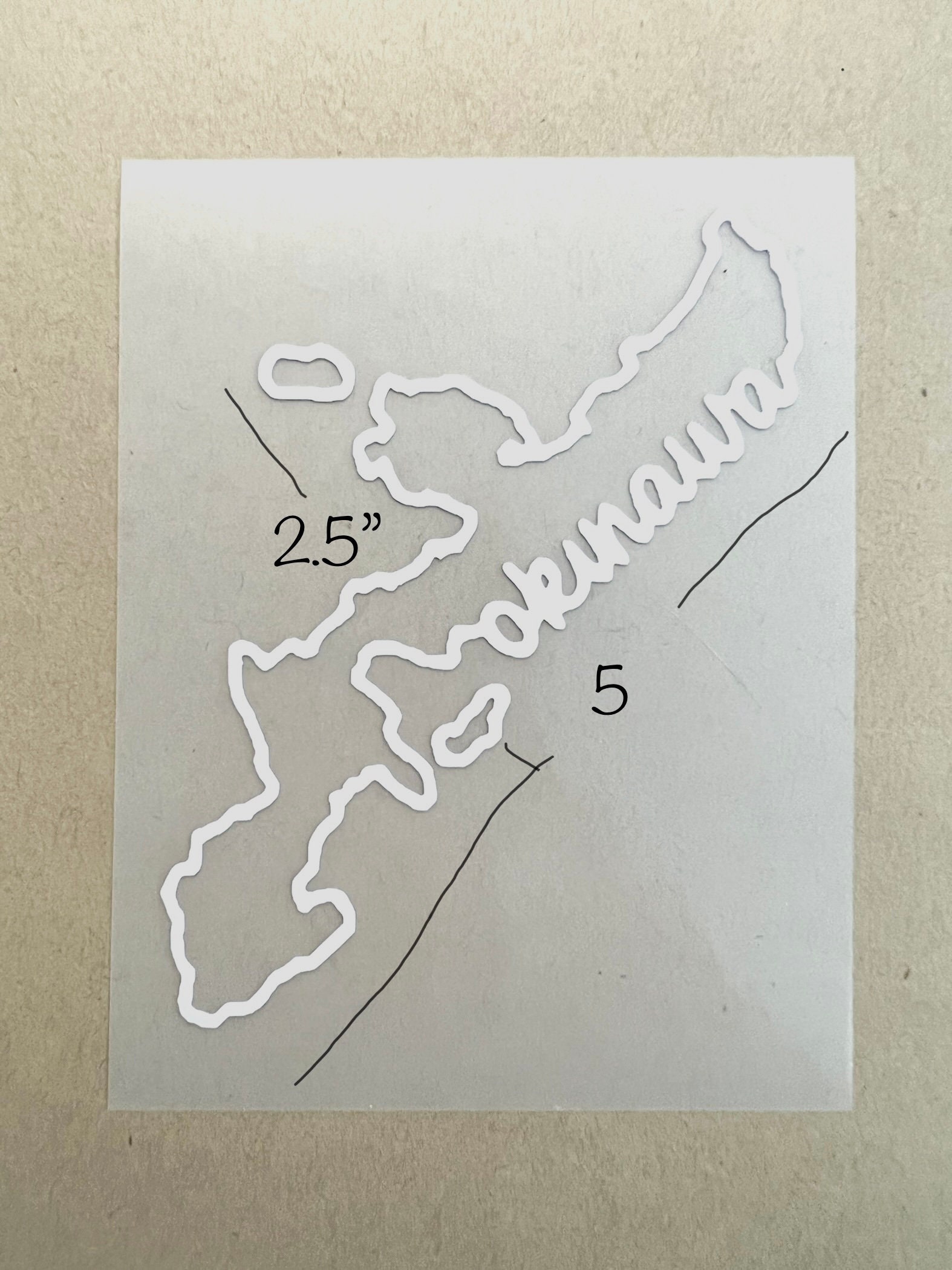 Okinawa Map Decal Sticker - Etsy