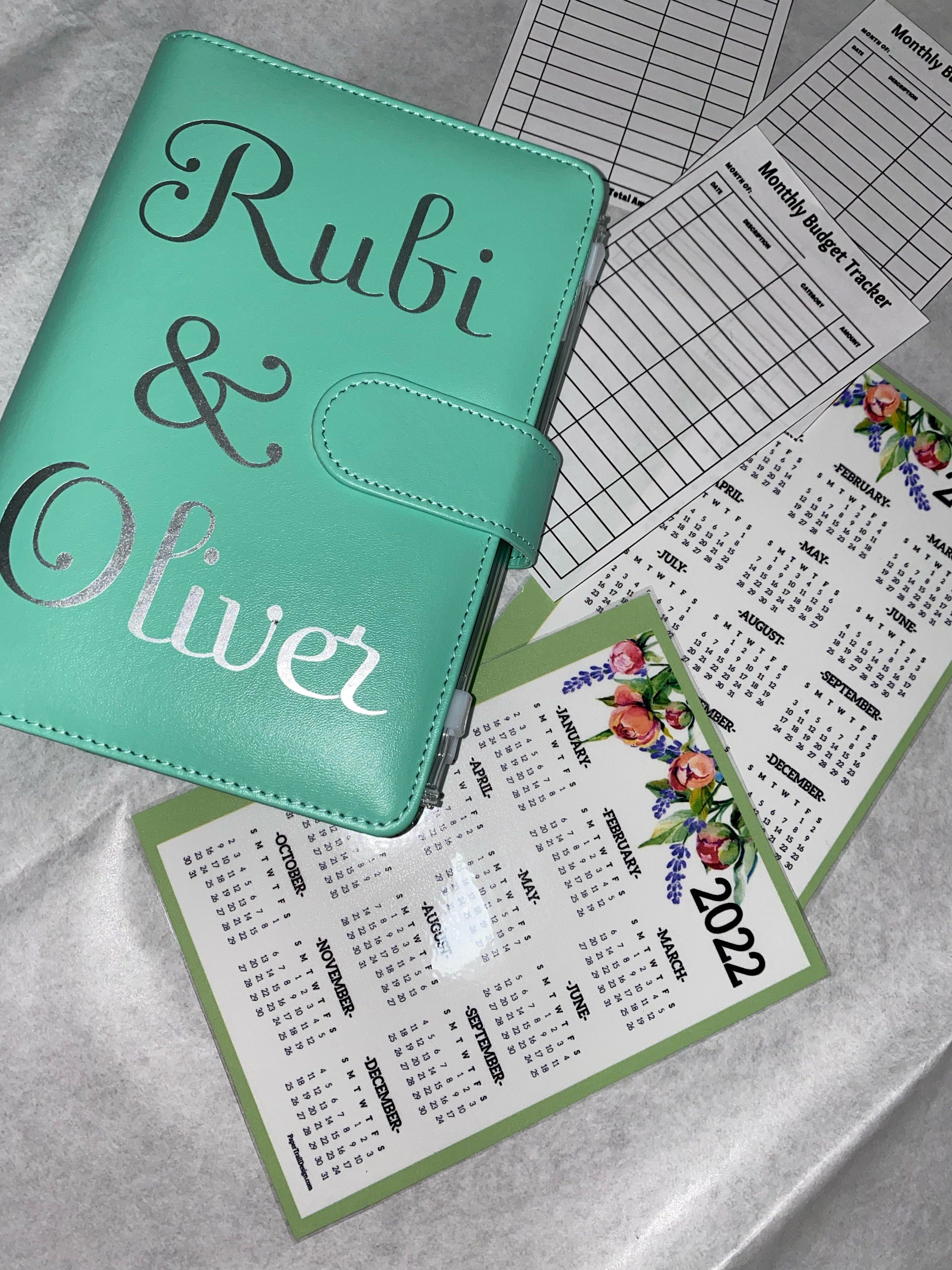 Custom A6 Size Ring Binder Personalized A6 Budgeting Binder - Etsy