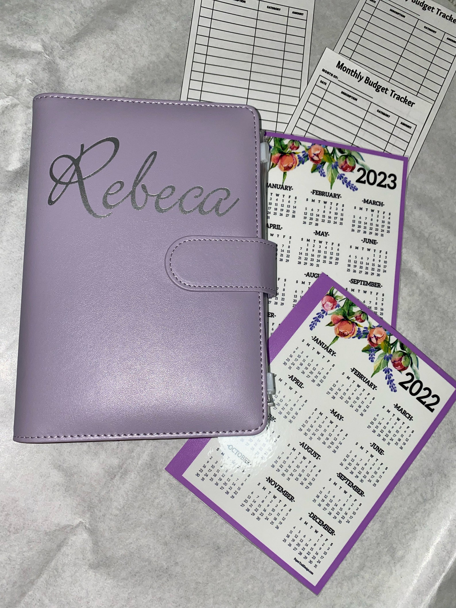 Custom A6 Size Ring Binder Personalized A6 Budgeting Binder - Etsy