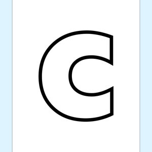 ABC Uppercase Letters, Capital Alphabets Printable, 26 Pages, Kids ...