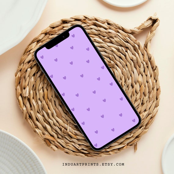 Sfondi Carini Con Cuori Viola
