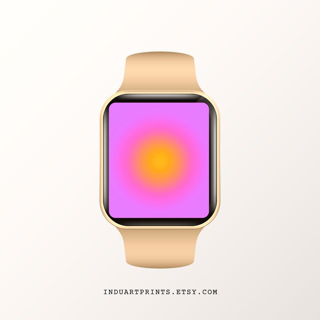 Aura Gradient Apple Watch Wallpaper Colorful Smartwatch - Etsy