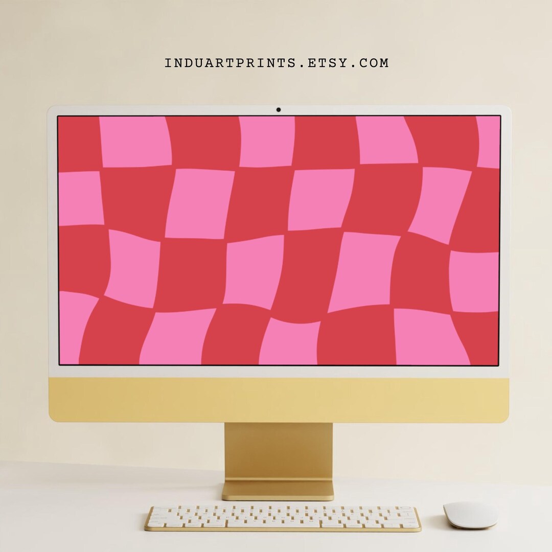 Checkered Desktop Wallpaper, Geometric Pattern Background, Abstract ...
