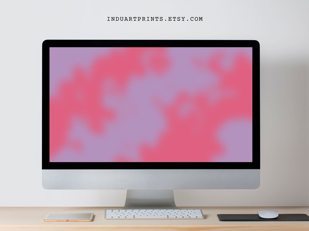 Pink Lilac Gradient Desktop Wallpaper, Colorful Backgrounds, Imac ...