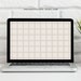 Neutral Gingham Laptop Wallpaper, Beige Minimalist MacBook Background ...