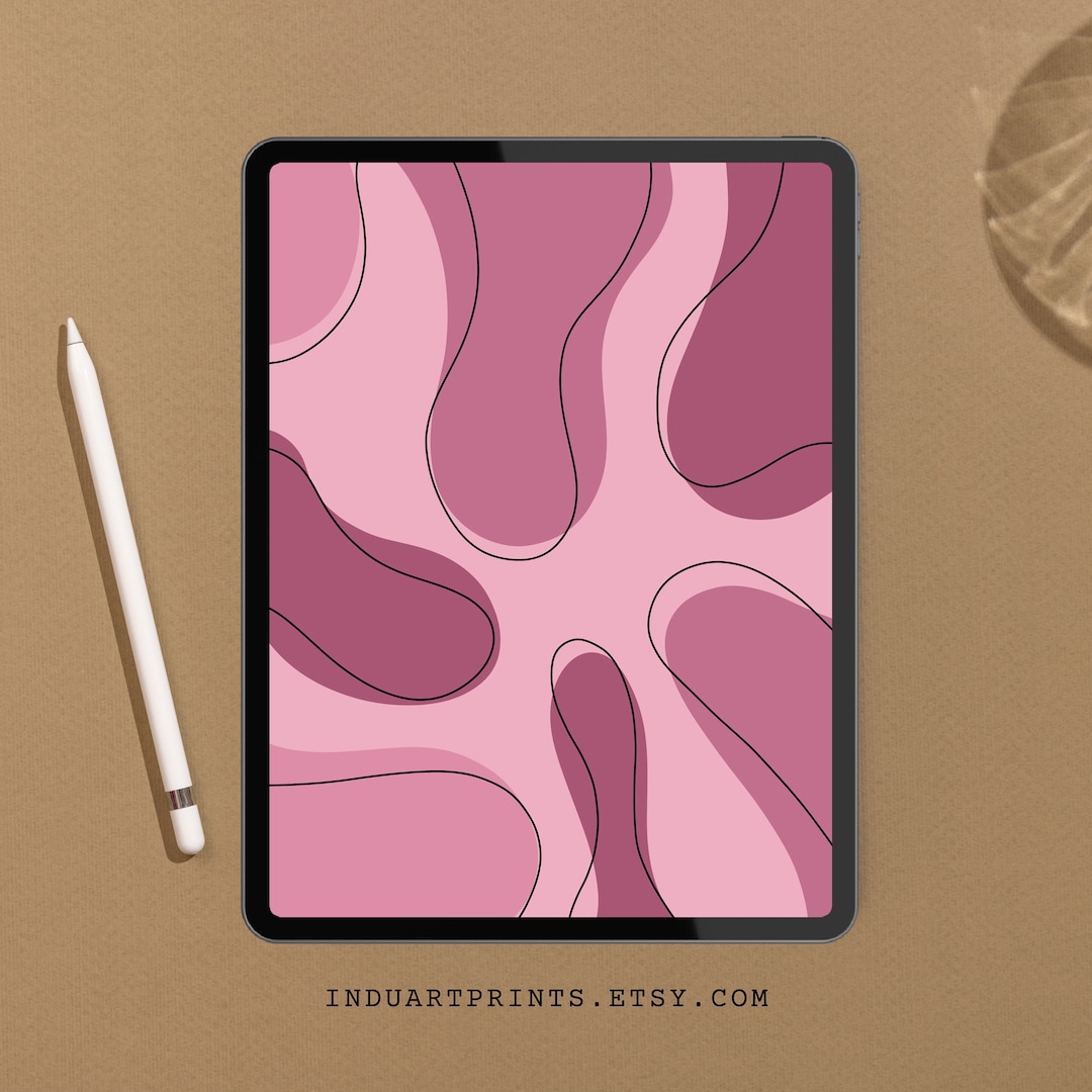 Abstract Pink iPad Wallpaper, Tablet Backgrounds, Red and Pink Shade ...