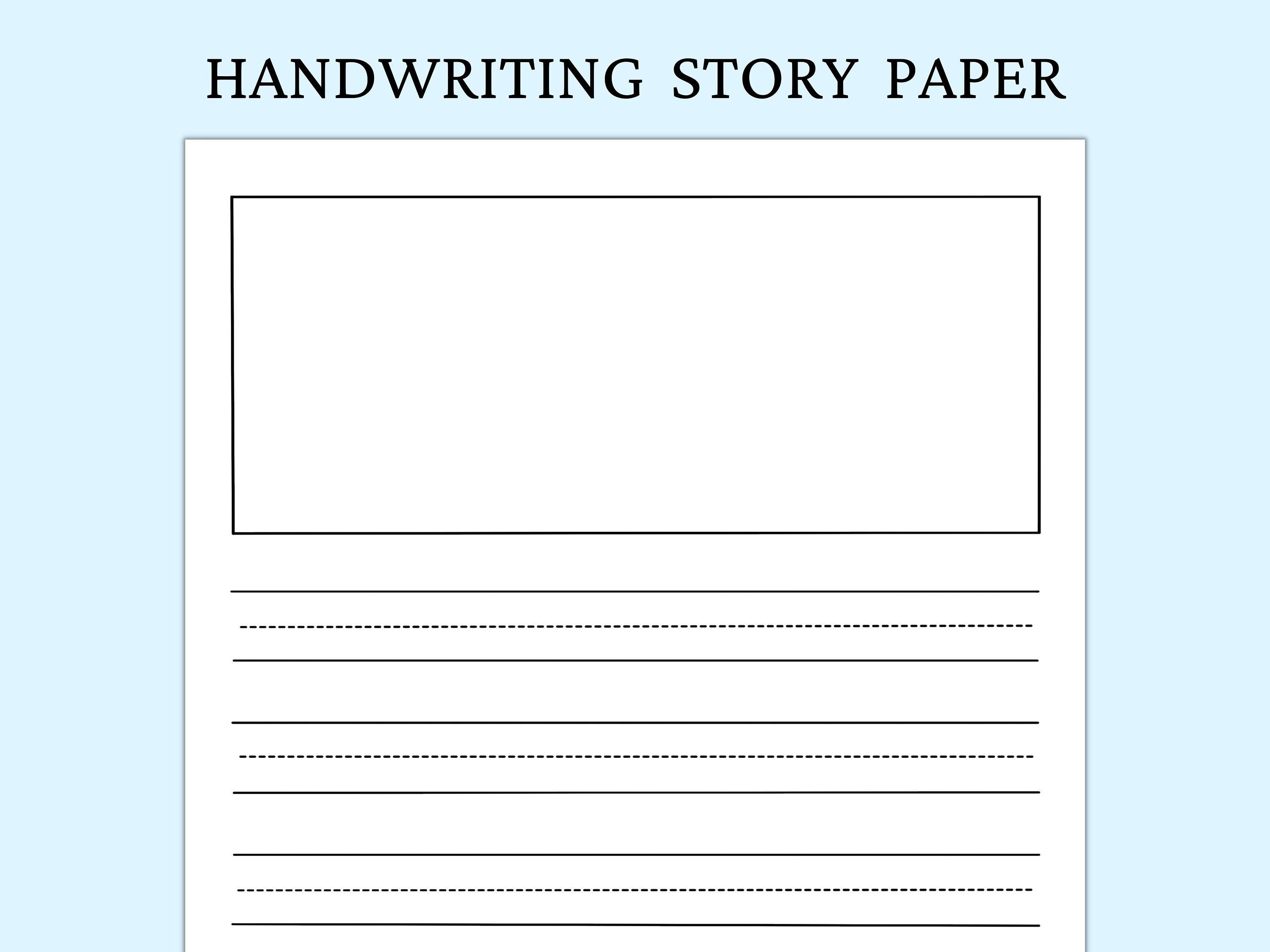 Story Writing Paper