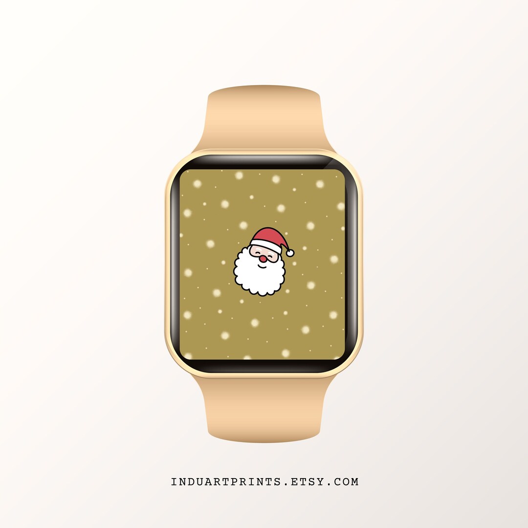Christmas Santa Smartwatch Wallpaper Winter Apple Watch - Etsy