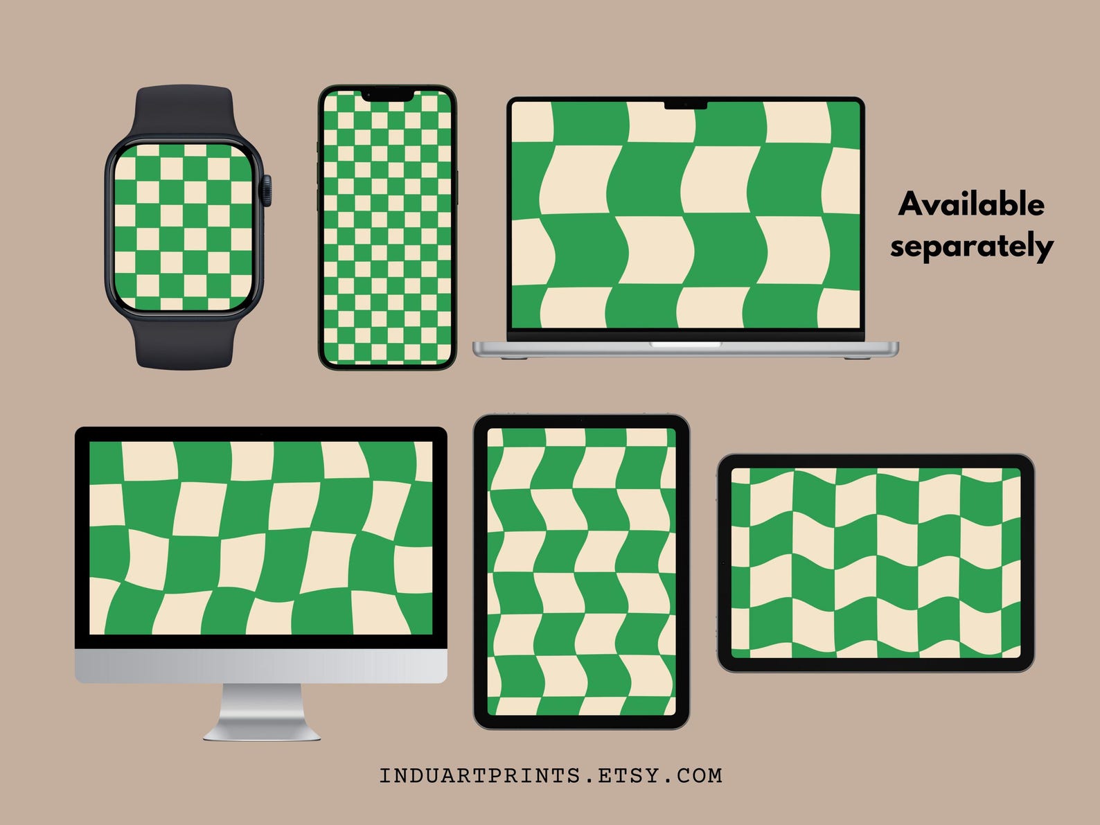 Checkered Laptop Wallpaper, Geometric Pattern Background, Abstract ...