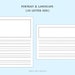 Handwriting Story Practice Paper Printable, Kids Draw Write Sheet ...