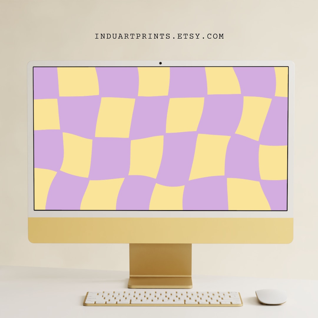 Checkered Desktop Wallpaper, Geometric Pattern Background, Abstract ...