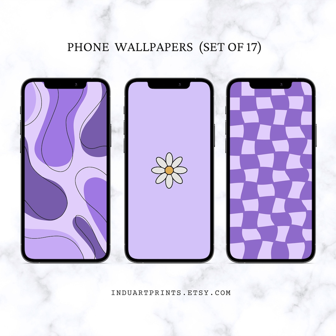17 Purple Phone Wallpapers, Aesthetic iPhone Backgrounds, Cute Android ...