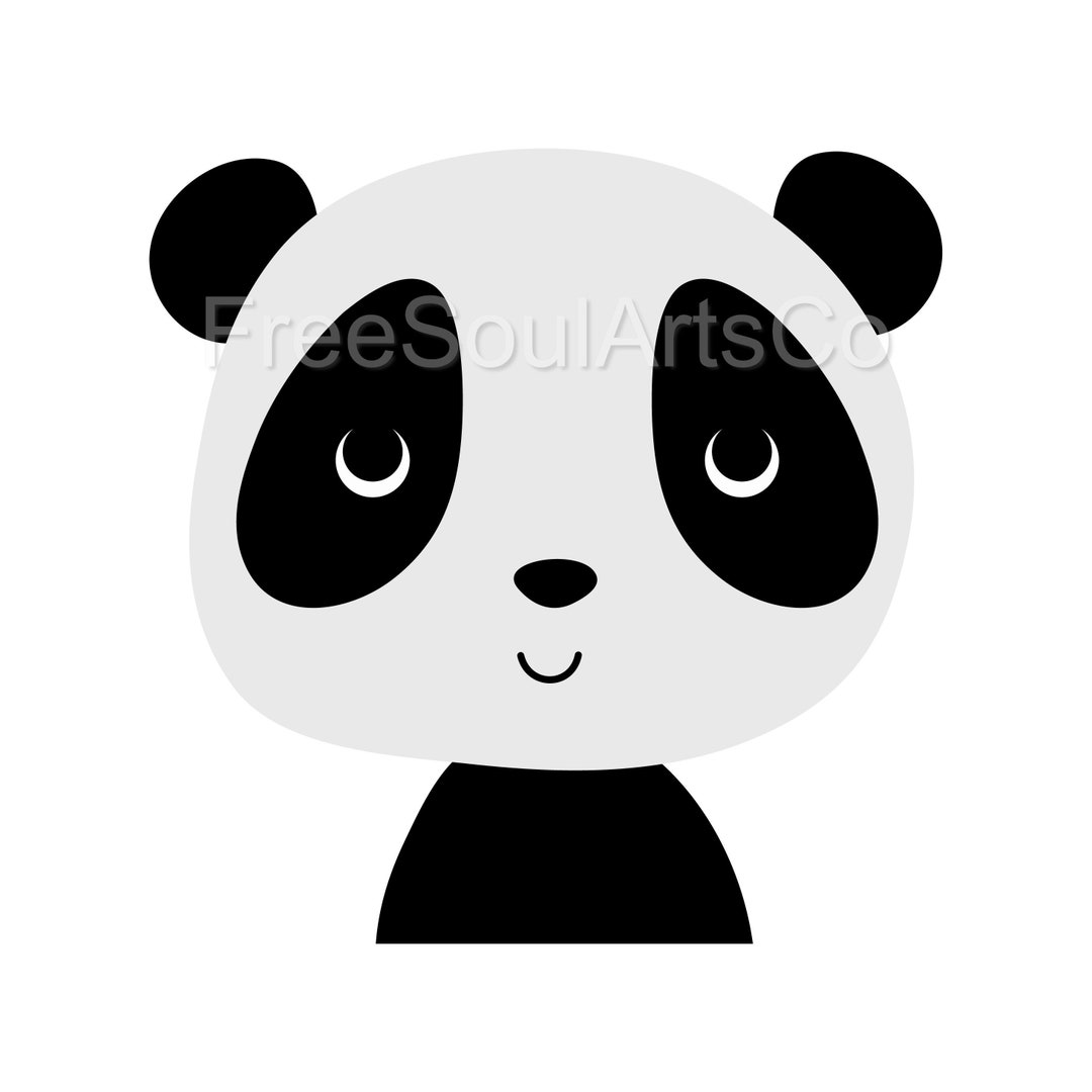 Panda Svg. Cute Baby Panda Svg. Panda Face Svg. Panda Clipart. Panda ...