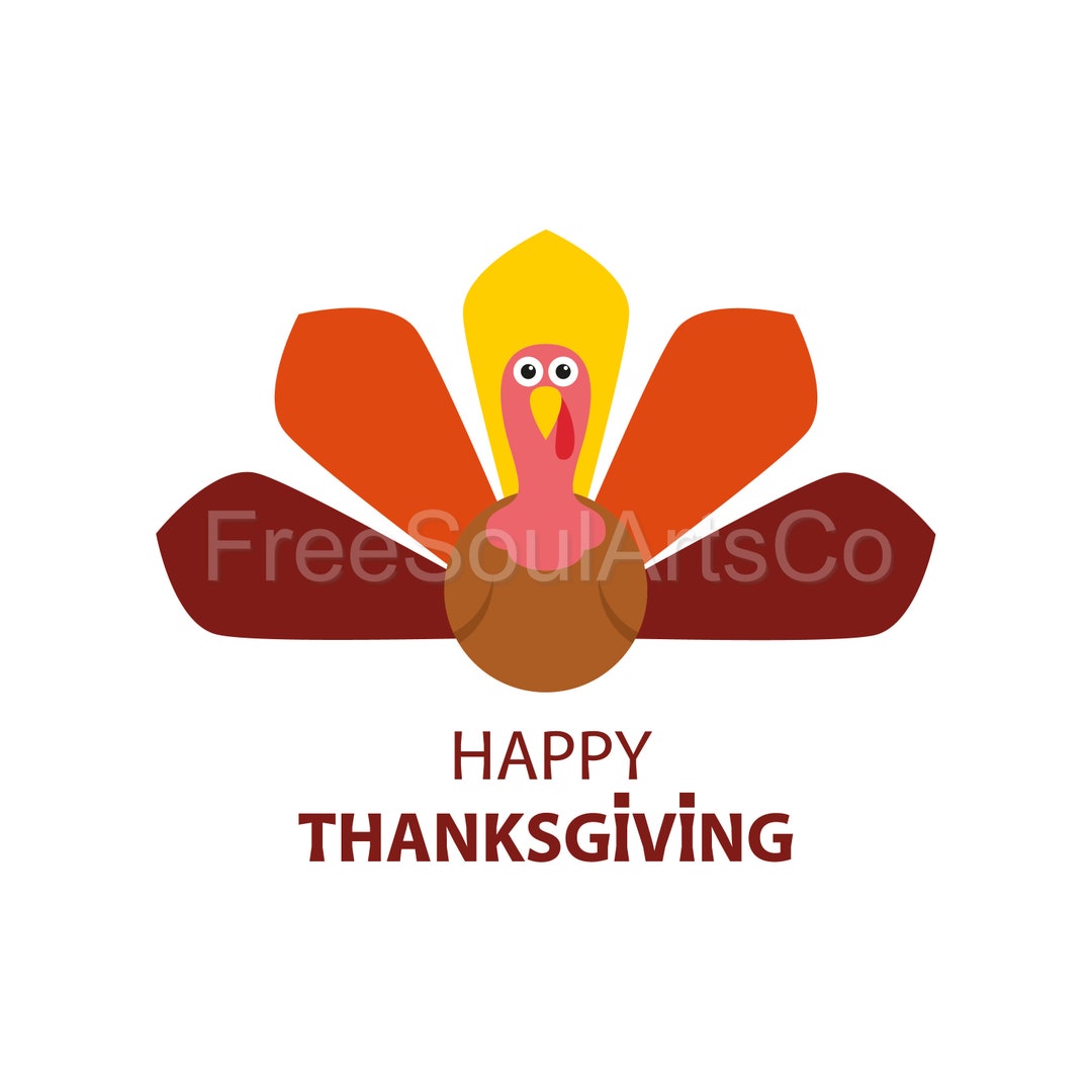 Turkey Svg. Thanksgiving Turkey Svg. Happy Thanksgiving Svg. Cut File ...