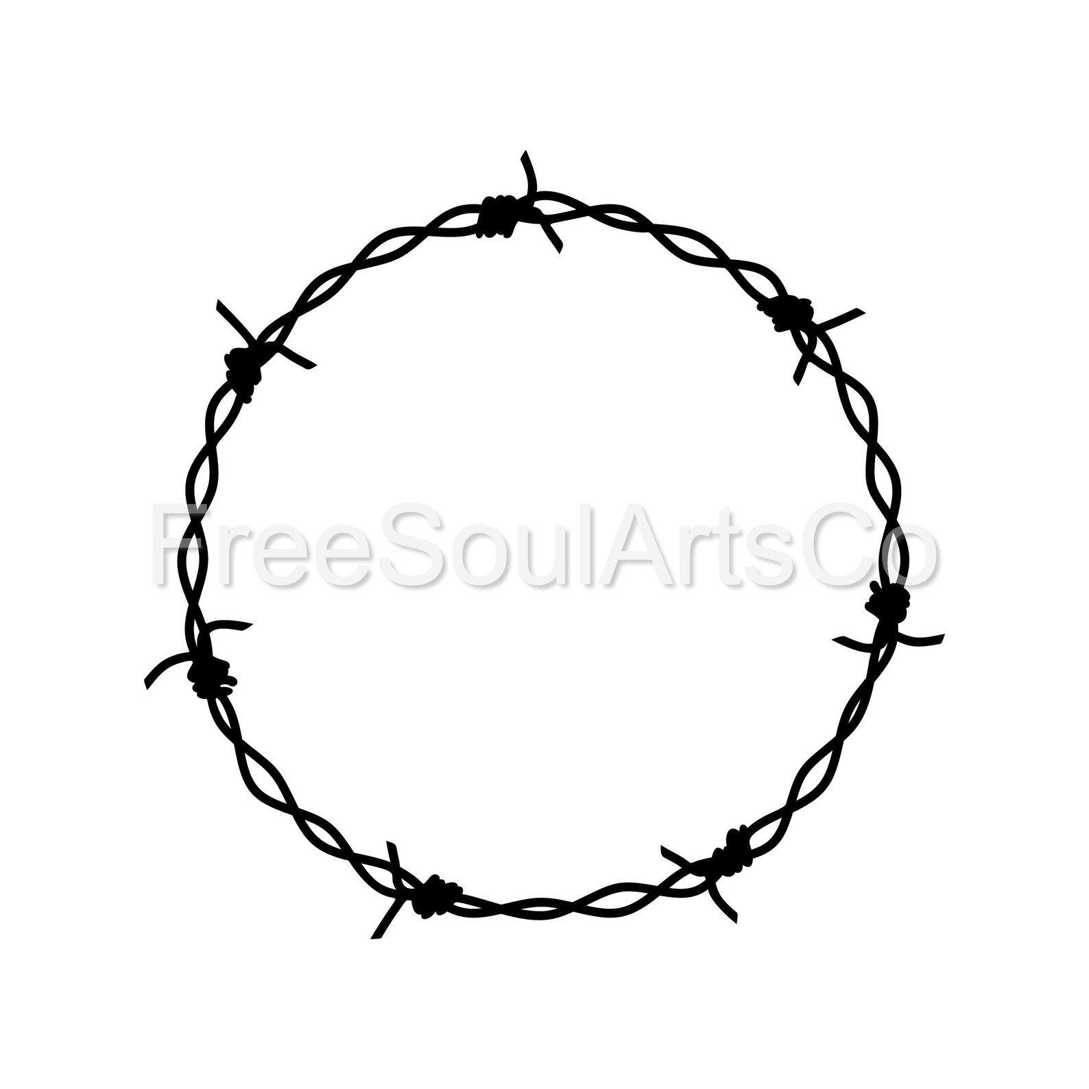 Barbed Wire Svg. Barbed Wire Square Svg. Barbed Wire Frame - Etsy