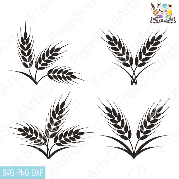 Wheat Svg - Etsy