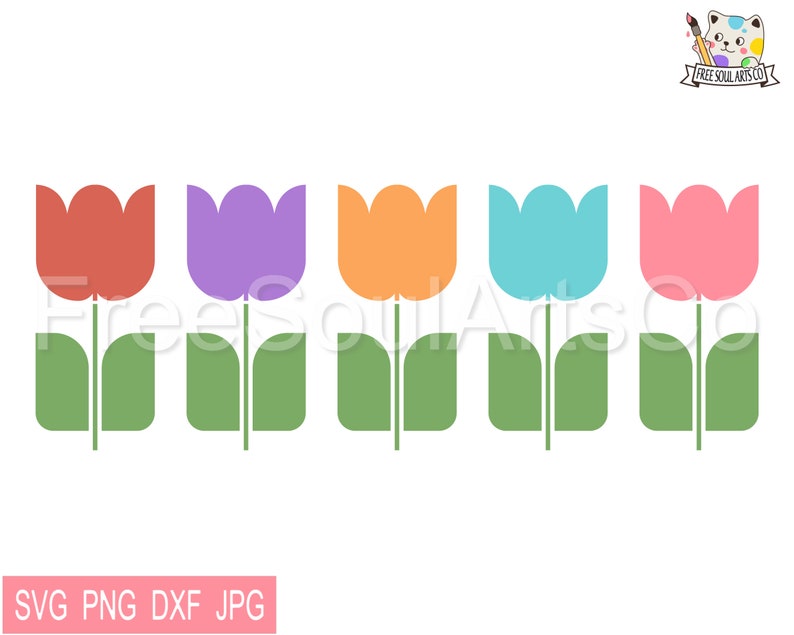Tulip Svg Bundle. Spring Flower Tulip Svg. Tulip Flowers Svg - Etsy