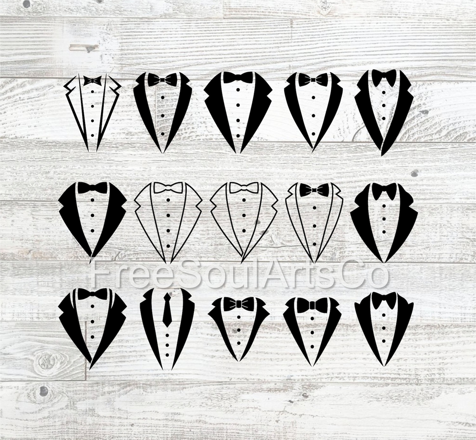 Tuxedo Svg. Tuxedo With Bow Tie Svg. Tuxedo Svg Bundle. Wedding Groom ...