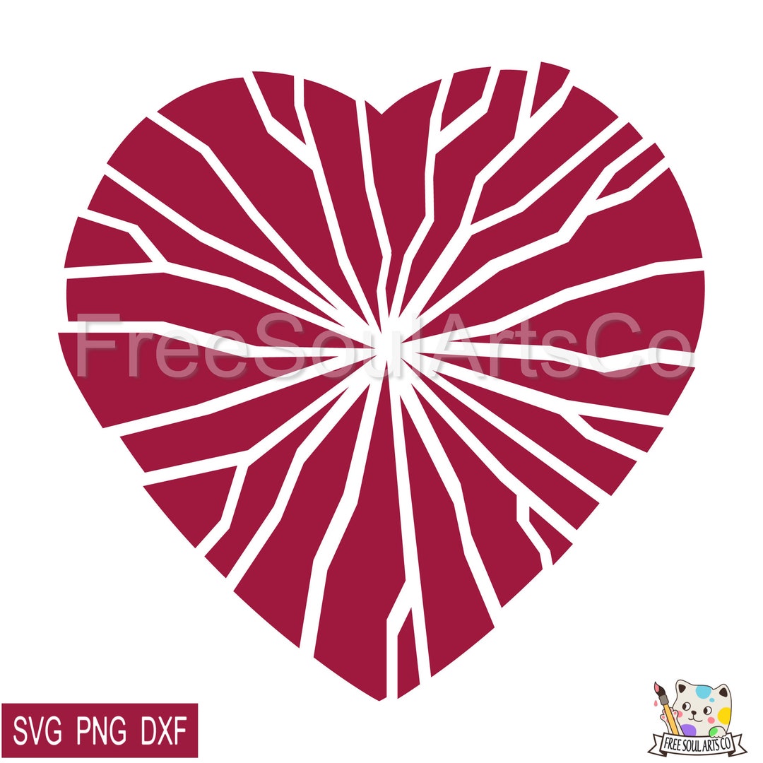 Broken Heart Svg. Broken Heart Png. Broken Heart Clip Art. Broken Heart ...