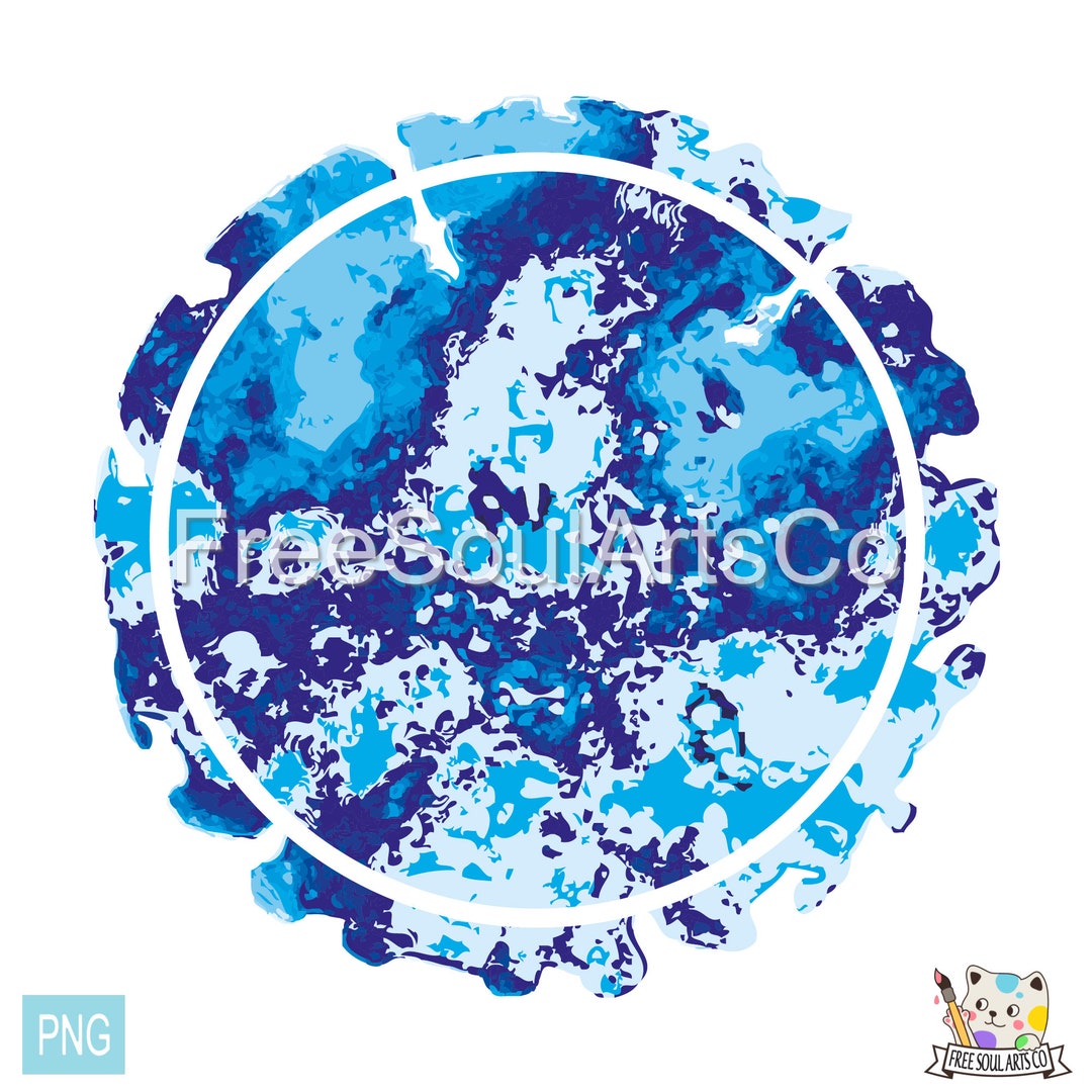 Watercolor Png. Abstract Blue Watercolor Splash Png. Watercolor Round ...