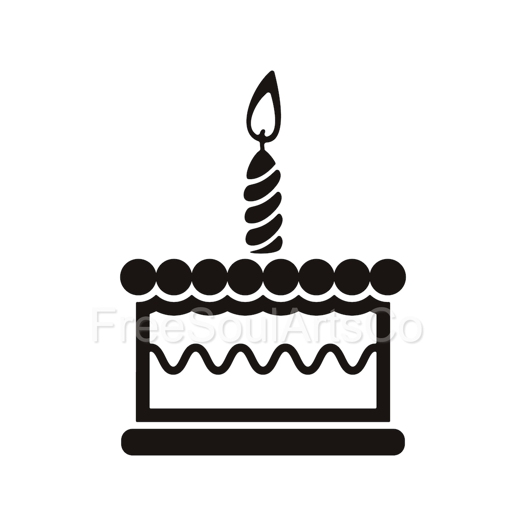 Gâteau svg. gâteau d’anniversaire svg. joyeux anniversaire gâteau svg ...