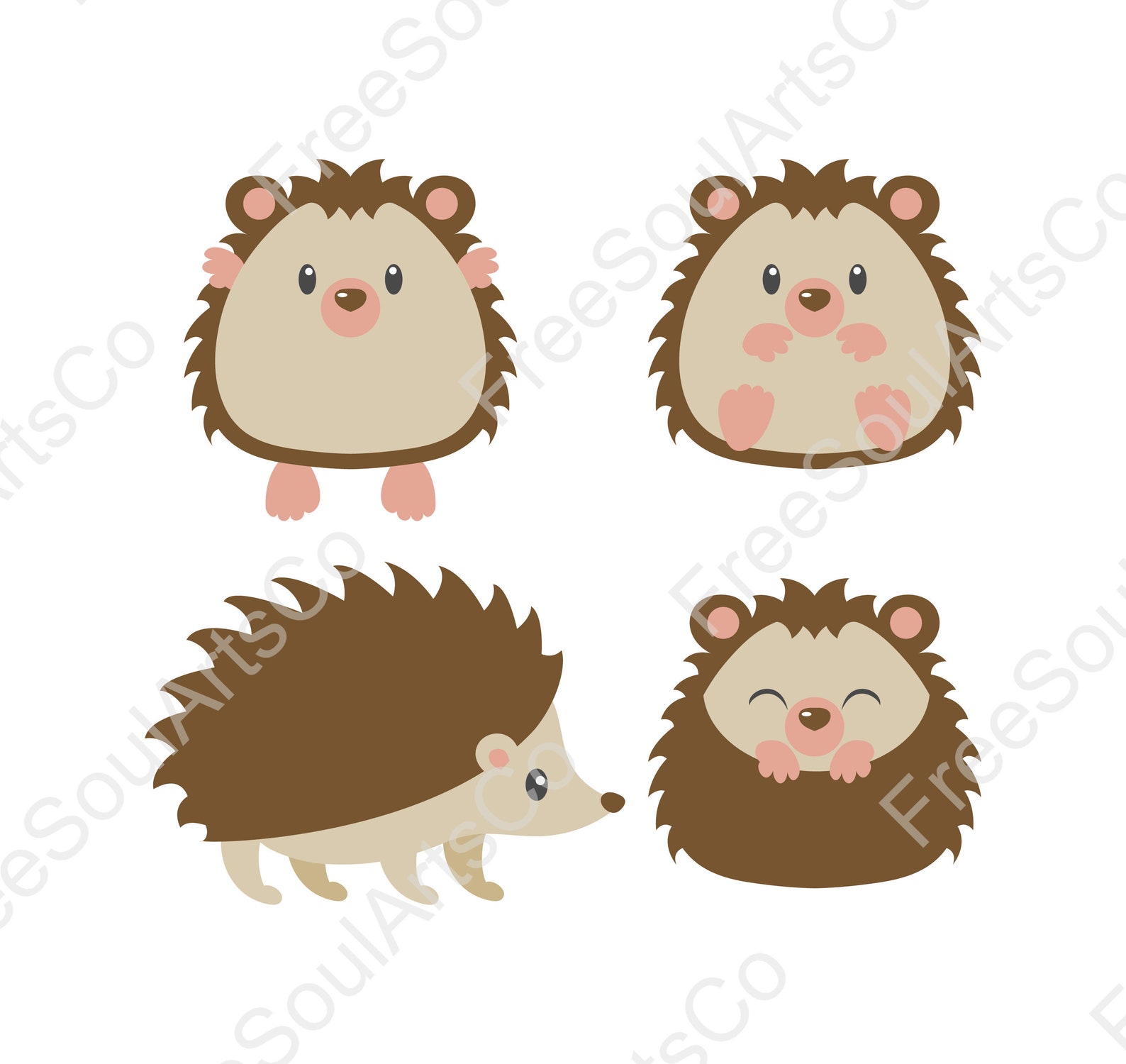 Hedgehog Bundle Svg. Cute Hedgehog Svg. Baby Hedgehog Svg. Forest ...