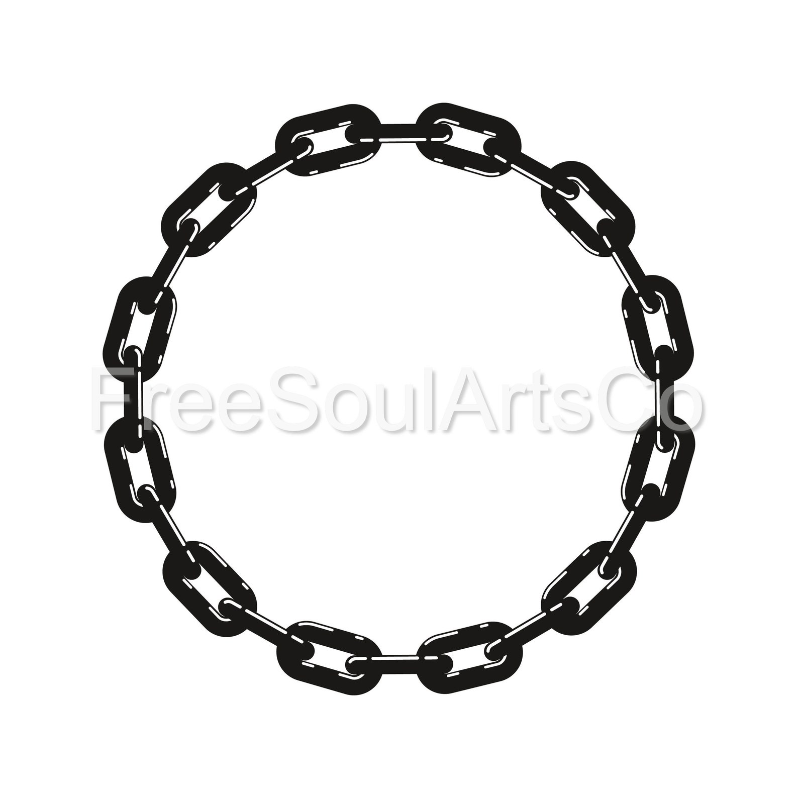 Chain Svg. Metal Chain Svg. Metal Chain Circle Frame Svg. - Etsy