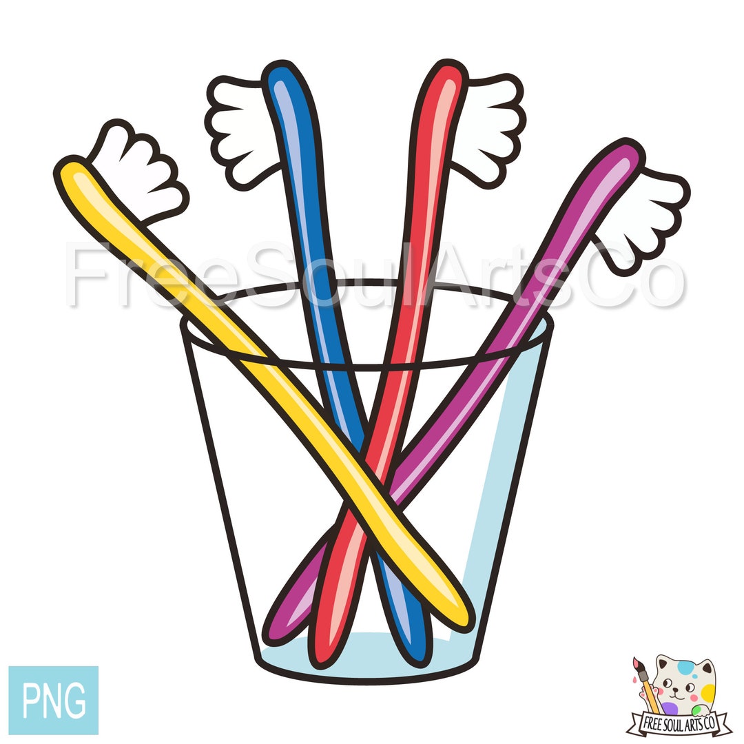 Toothbrush in Glass Png. Toothbrushes Png. Toilet, Hygiene, Bathroom ...