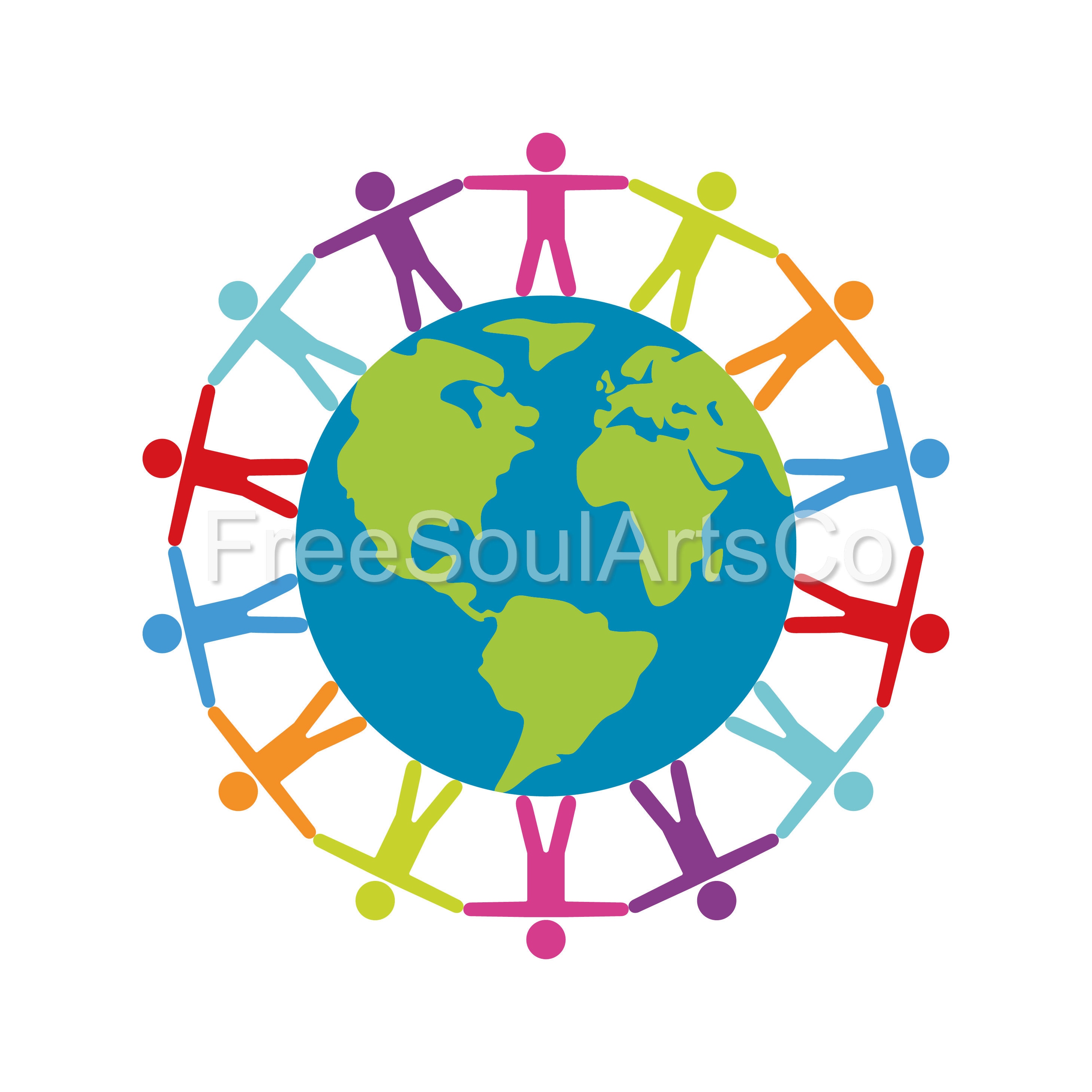People Around the World SVG. Peace Svg. Children of the Earth ...