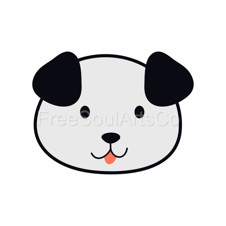 Puppy Svg. Cute Puppy Svg. Cute Dog Svg. Dog Face Svg. Dog - Etsy