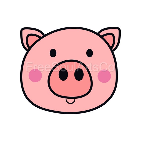 Cute Baby Pigs Clipart
