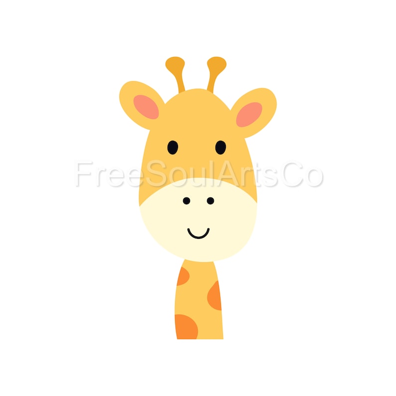 Giraffe Svg. Cute Giraffe Svg. Cute Baby Giraffe Svg. Giraffe - Etsy